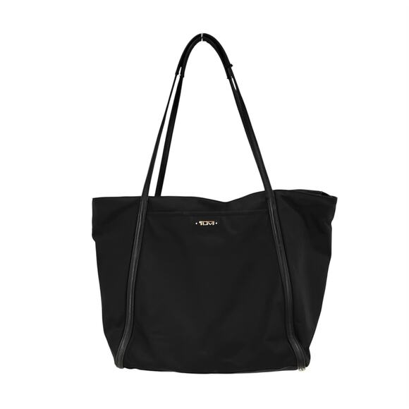 Tumi | Bags | Tumi Voyageur Q Tote Shoulder Bag Black Nylon Leather ...